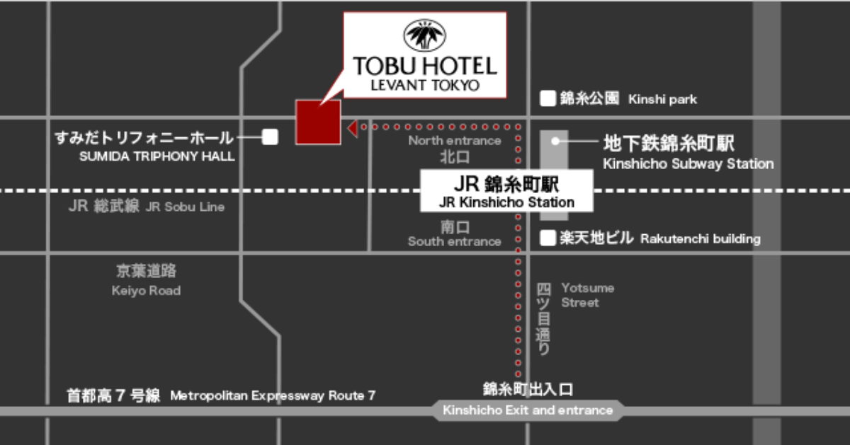 Access｜Official Website of Tobu Hotel Levant Tokyo from Where You Can ...